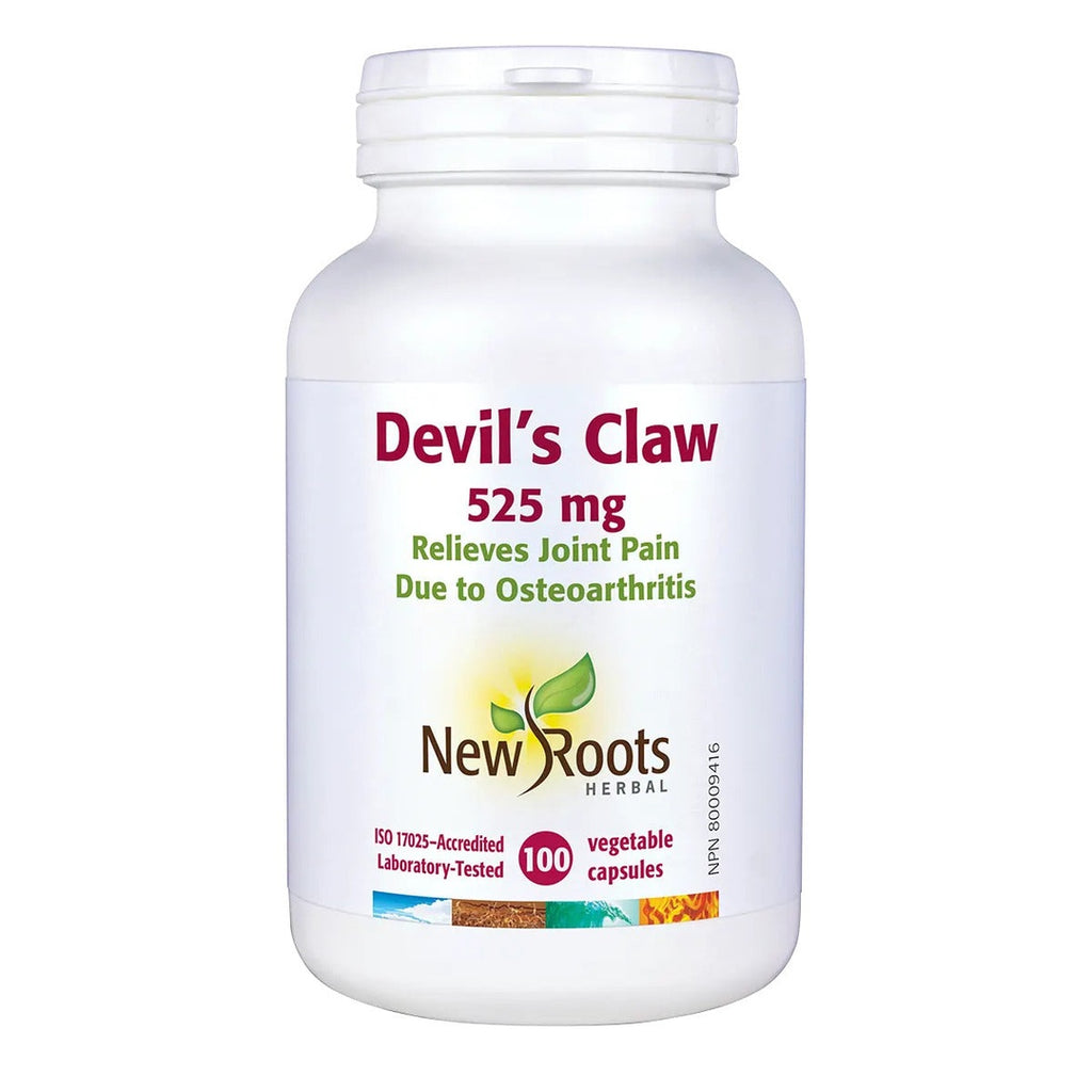 NEW ROOTS - GRIFFE DU DIABLE 525 MG - 100 VCAPS – Gagné en Santé
