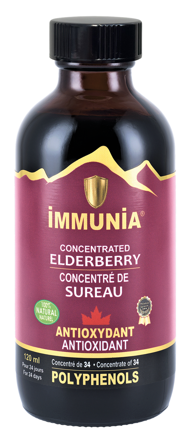 Immunia - sirop de sureau bio - 120 ml – Gagné en Santé