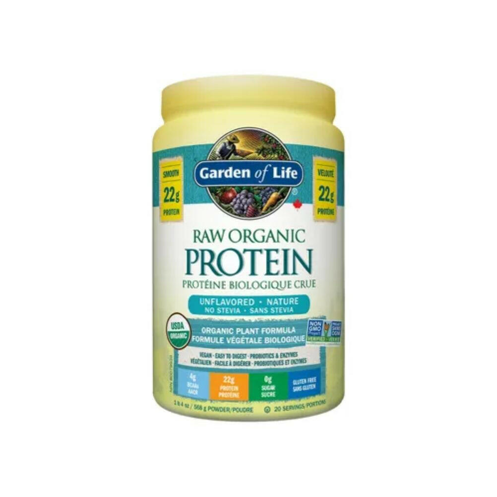 Garden of life - protéine biologique crue en poudre : nature - 568g ...