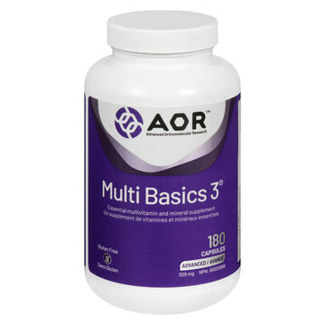 Aor - Multi basics 3 - 180 caps – Gagné en Santé