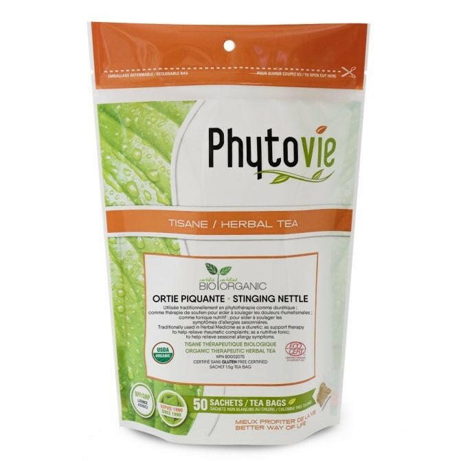 Phytovie - tisane thérapeutique bio ortie piquante - 50 sachets