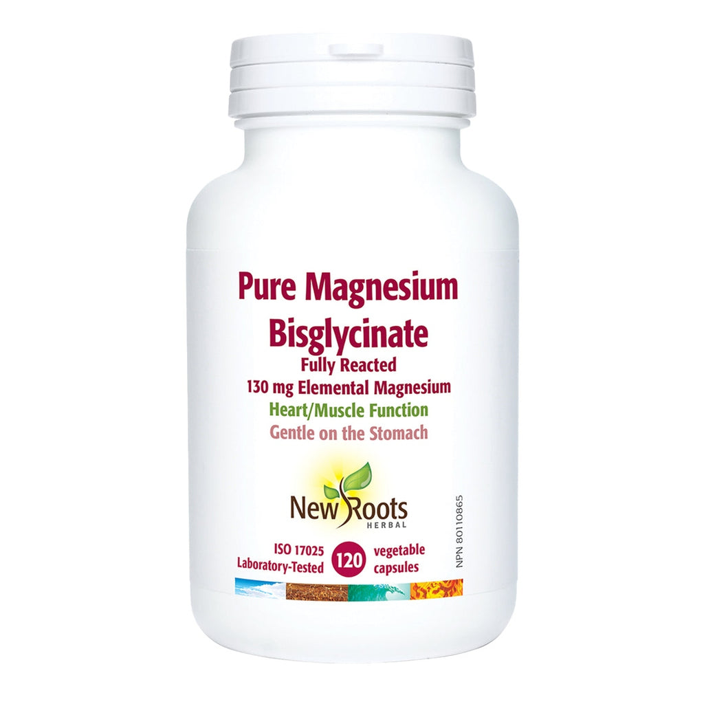 NEW ROOTS - DIGLYCINATE DE MAGNÉSIUM PUR 130 MG - 120 VCAPS – Gagné en ...