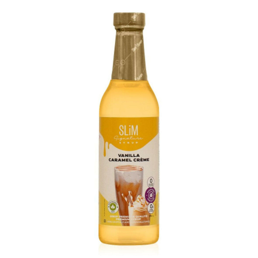 Slim syrups - sirop vanille caramel creme sans sucre - 375 ml – Gagné ...