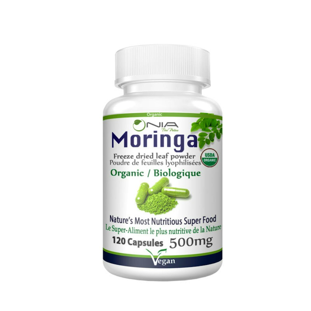 Nia pure nature - moringa bio 500 mg - 120 caps – Gagné en Santé