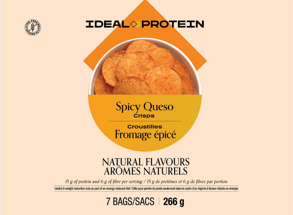Ideal protein - Croutilles fromage epicé 7 sachets – Gagné en Santé