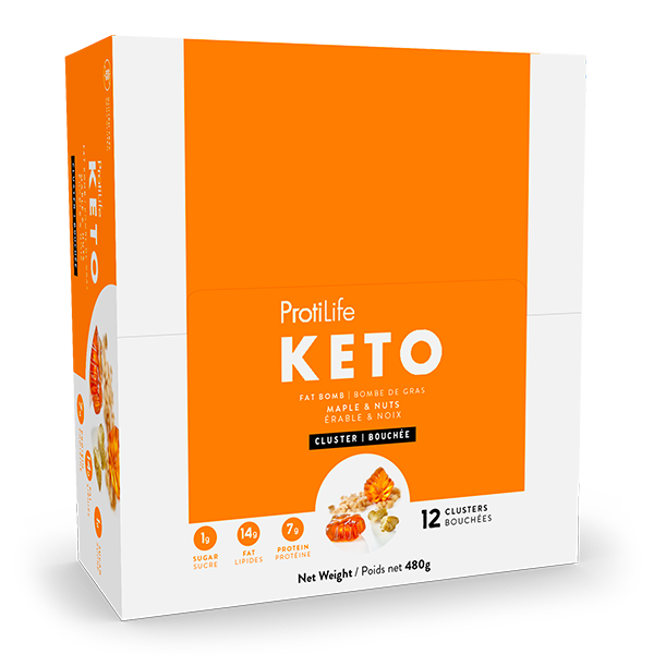 Protilife - keto bombe de gras érable et noix – Gagné en Santé