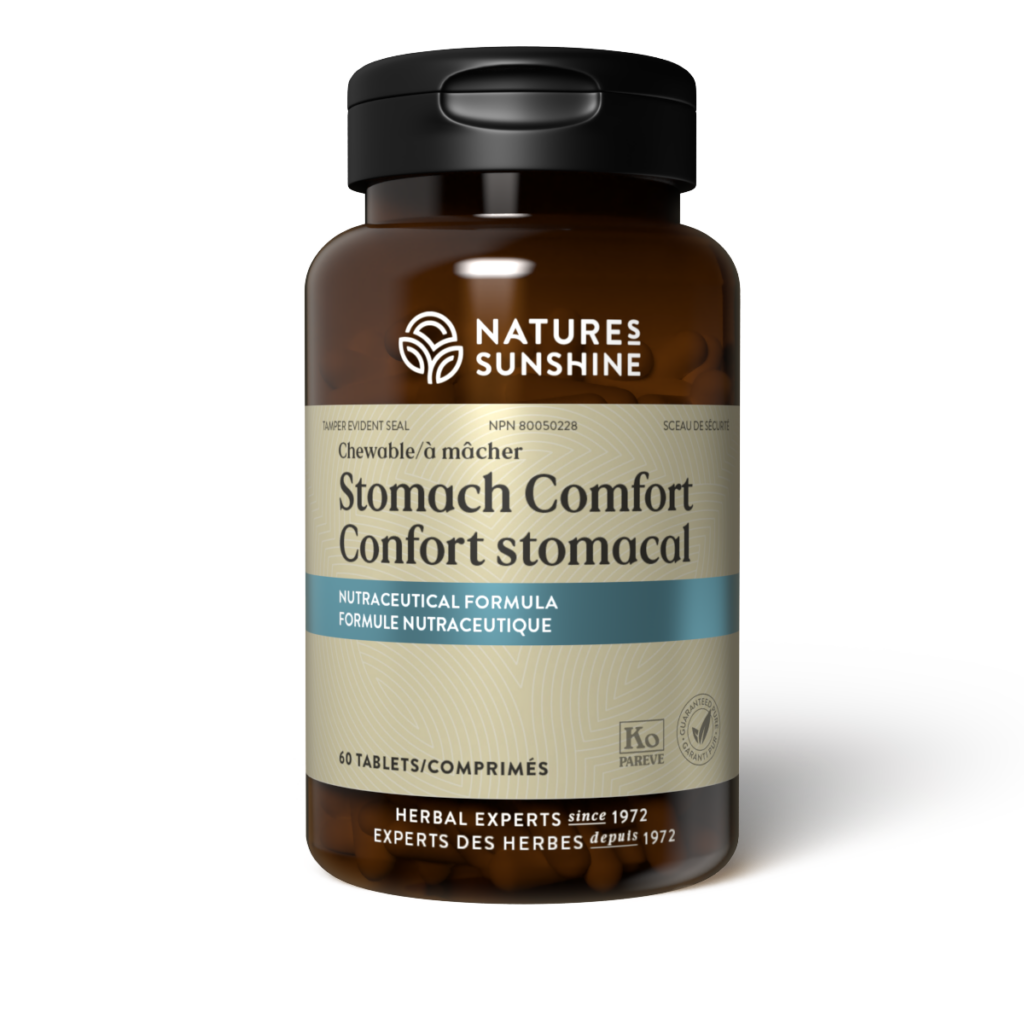 Nature's sunshine - confort stomacal - 60 comp. – Gagné en Santé