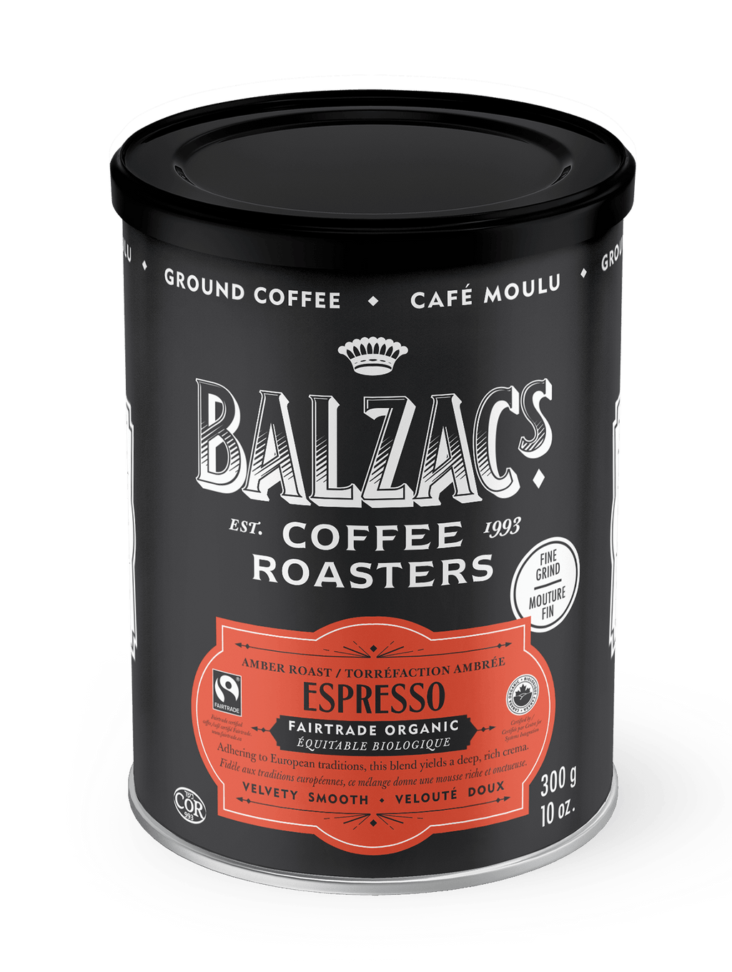 Balzac's - café moulu - moutune fine espresso - 300 g – Gagné en Santé