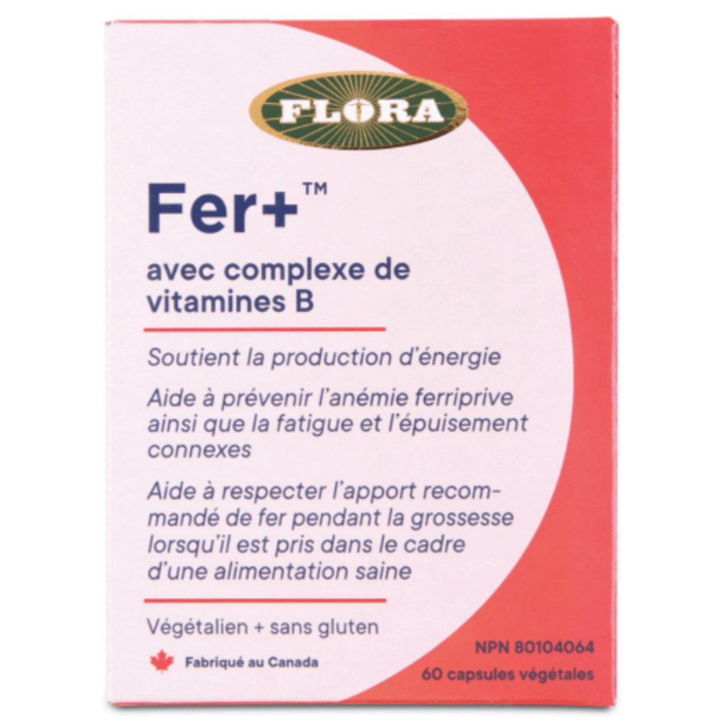 Flora - fer(+) avec complex de vitamines b – Gagné en Santé