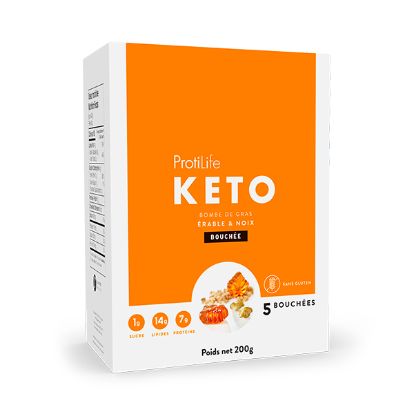 Protilife - keto bombe de gras érable et noix – Gagné en Santé