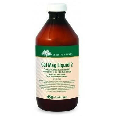 Genestra - cal mag liquid 2 punch aux fruits - 450 ml – Gagné en Santé