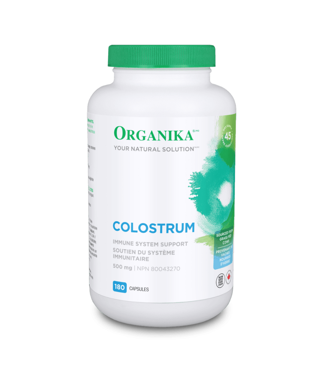 Organika - Colostrum bovin, capsules - 180 vcaps – Gagné en Santé