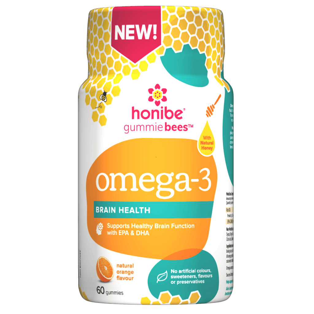 Honibe - Omega3 avec dha santé cognitive (orange) - 60 jijibes – Gagné ...