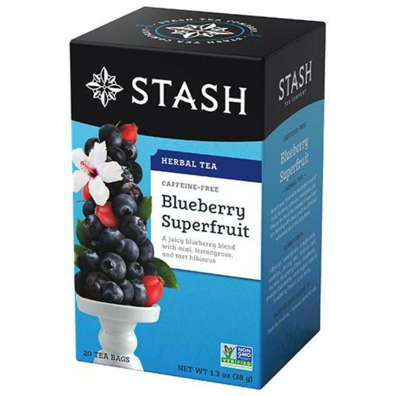 Stash - Tisane superfruit bleuet (sans caféine) - 20 sachets – Gagné en ...